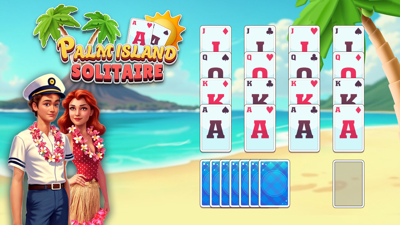Palm Island Solitaire 🕹️ Play123で無料プレイ
