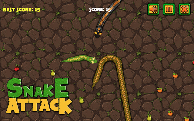 Snake Attack 🕹️ Play123で無料プレイ