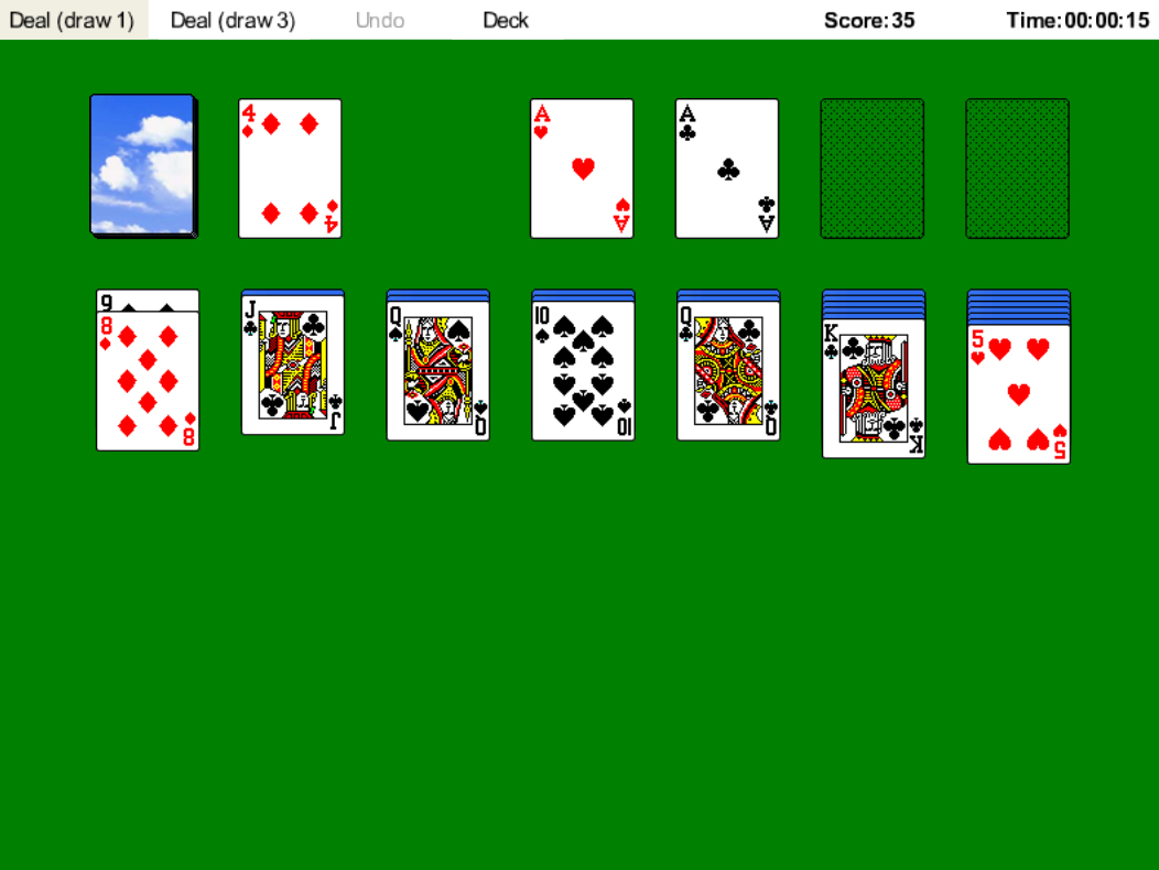 Solitaire Windows 🕹️ Play123で無料プレイ